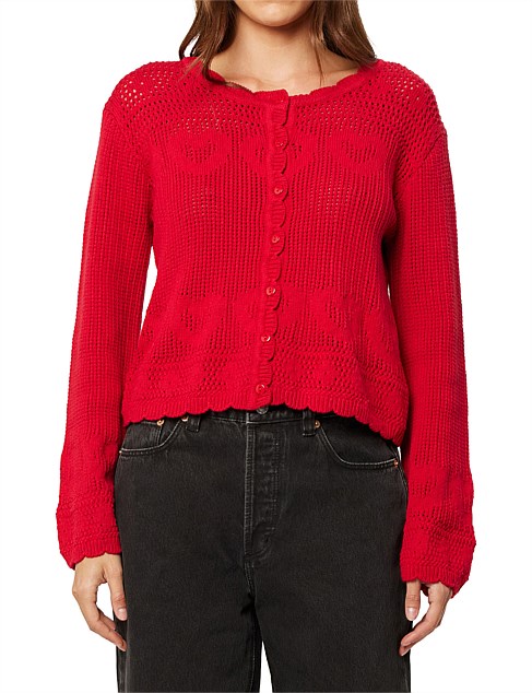 Rollas Cass Knit Ls Top | David Jones