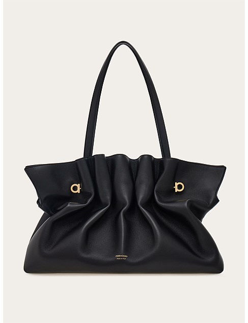 Ferragamo Piercing Shoulder Bag (l) | David Jones