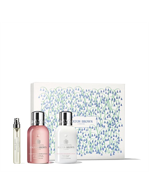 Molton Brown Delicious Rhubarb & Rose Fragrance Layering Gift Set ...