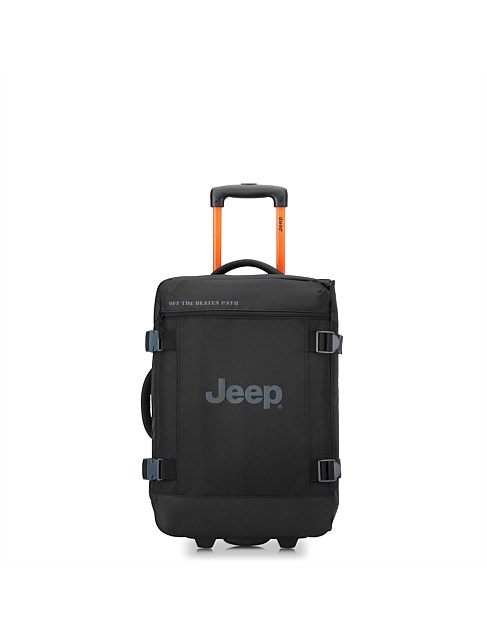 Jeep Js007c Carry On Wheeled Duffle 55cm Black | David Jones
