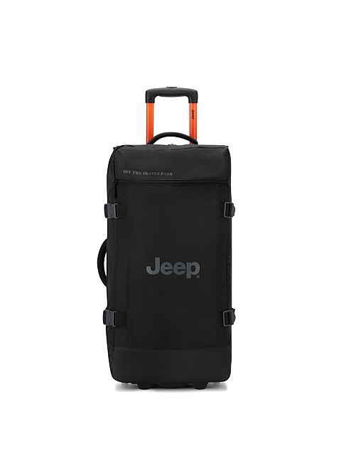 Jeep Js007c Large Wheeled Duffle 73cm Black | David Jones