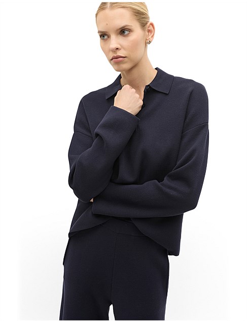 Seed Heritage Double Knit Sweater | David Jones