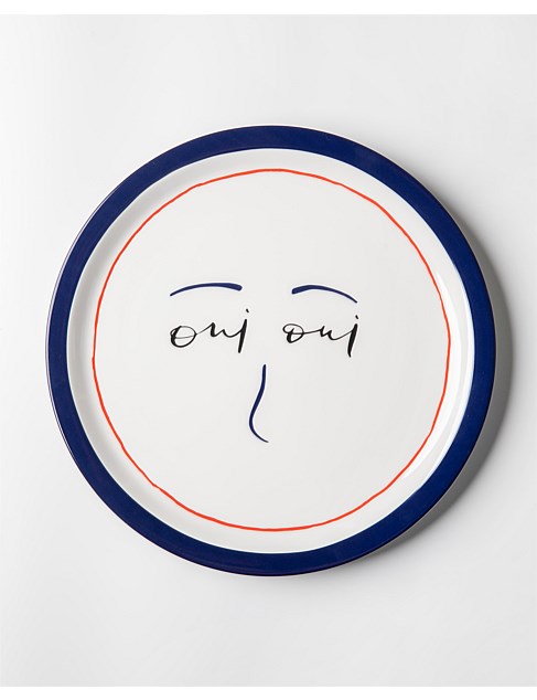 No. 22 Home Paris Oui Oui Plates Set Of 4 | David Jones