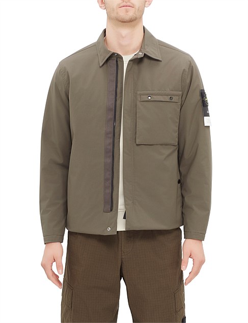 Stone Island Zip Through Chest Pocket Jacket | David Jones