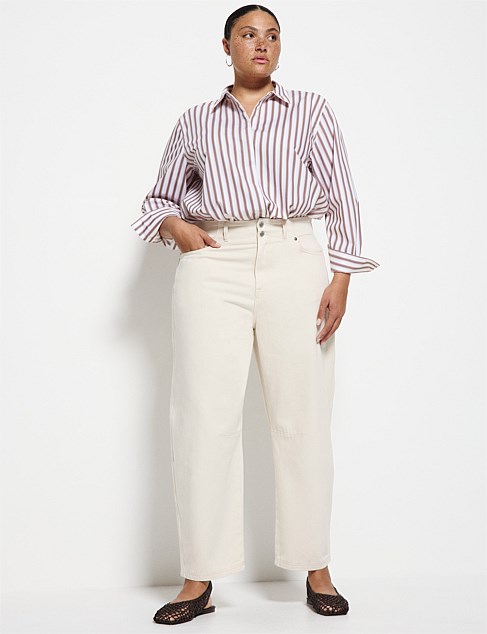 Commonry Barrel Denim Jean | David Jones