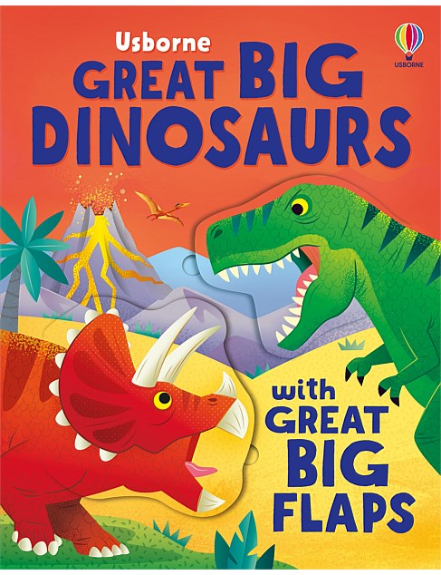 Harper Collins Great Big Dinosaurs With Great Big Flaps | David Jones