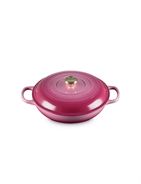 Le Creuset Signature Shallow Casserole 30cm Berry | David Jones