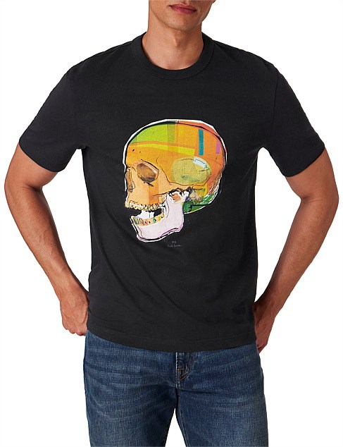 Ps By Paul Smith Mens Ss Tshirt Skull | David Jones