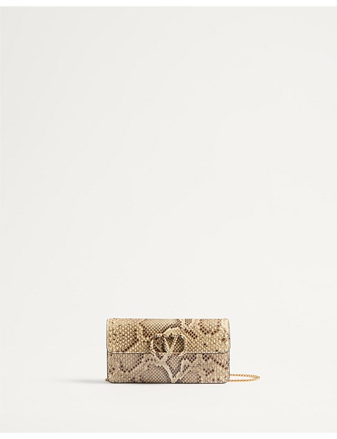 Valentino Vlogo Signature Python Chain Wallet | David Jones