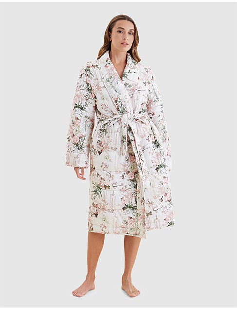 Papinelle Odette Quilted Cuddle Puffa Robe | David Jones