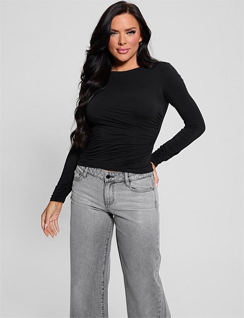 Guess Long Sleeve Noelle Top | David Jones