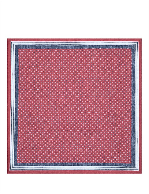 Mj Bale Pirrone Pocket Square | David Jones