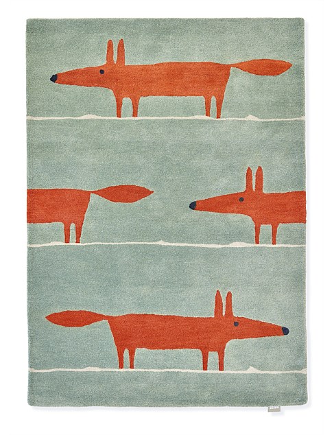 Scion Mr-fox-mint Poppy Rug | David Jones