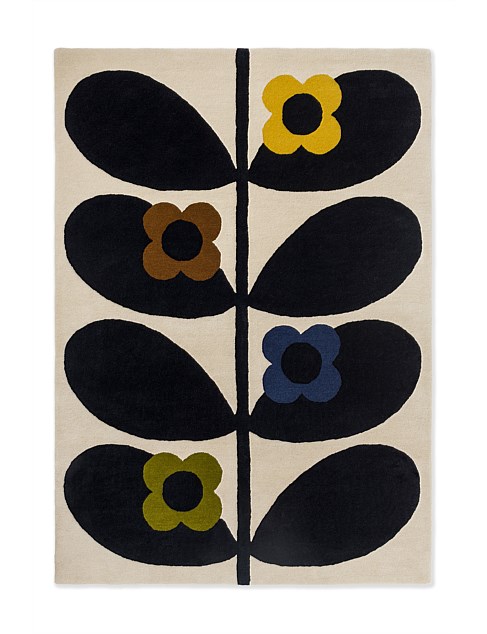 Orla Kiely Wild Rose Fawn Rug | David Jones
