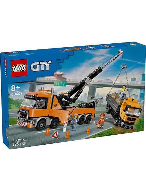 Lego Lego City Heavy-duty Recovery Tow Truck With Crane 60467 | David Jones