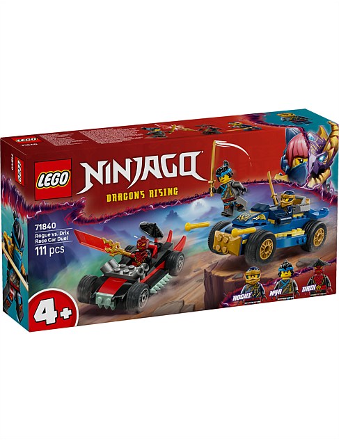 Lego Lego Ninjago Rogue Vs. Drix Race Car Duel 71840 | David Jones