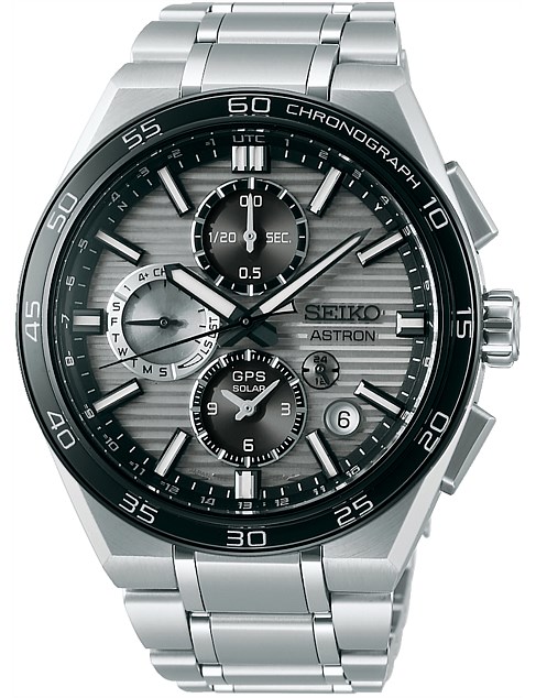 Seiko Seiko Astron Ssh177j Gps Solar 5x Dual-time Chronograph | David Jones