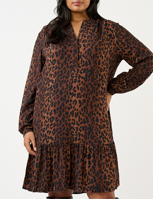 Estelle Leona Animal Print Dress | David Jones