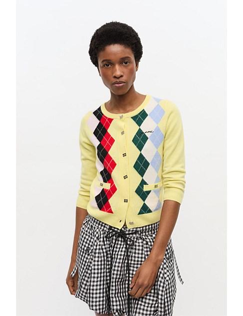 Ganni Argyle Cardigan | David Jones