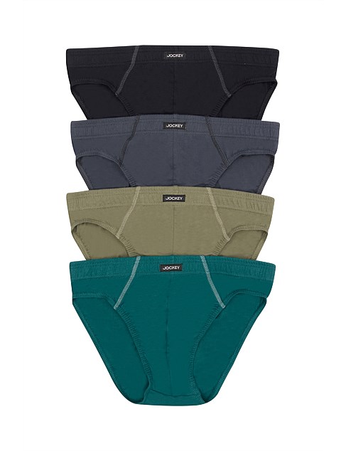 Jockey Jockey Cotton Brief 4 Pack | David Jones