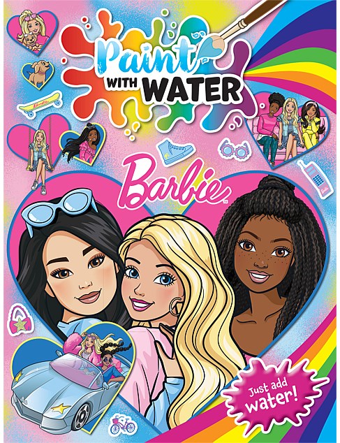 Scholastic Barbie: Paint With Water (mattel) | David Jones