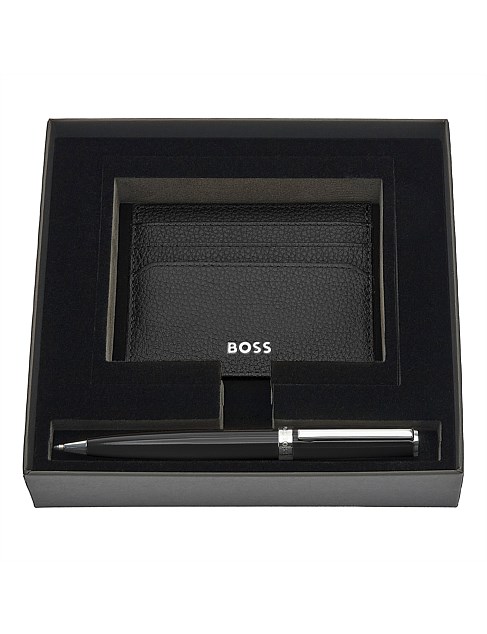 Boss Hugo Boss Black (ballpoint Pen & Card Holder Set) | David Jones
