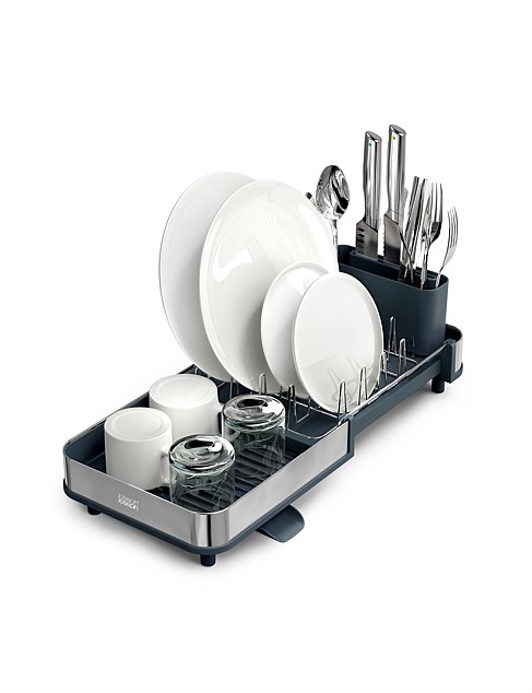 Joseph Joseph Extend Slim Steel Dish Rack Grey | David Jones