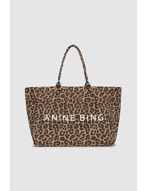 Anine Bing Leo Canvas Tote | David Jones