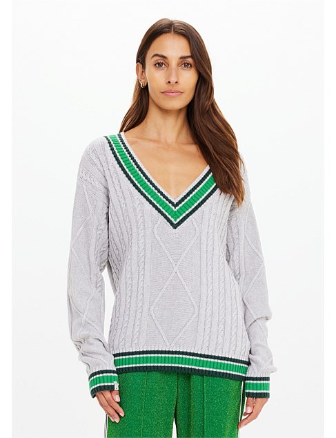 The Upside Josette V Neck Knit Sweater | David Jones