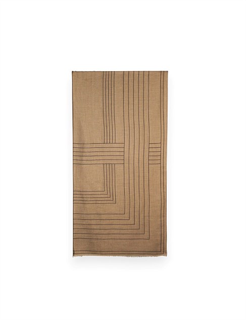 Morgan & Taylor Maze Light-weight Scarf | David Jones