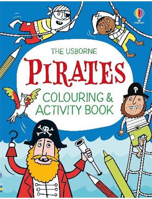 Harper Collins Pirates Colouring & Activity Book | David Jones