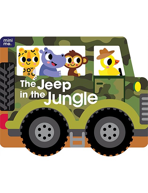 Lake Press Mini Me -Shaped Board Book -The Jeep In the Jungle | David Jones