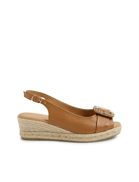 Django & Juliette Sheba Dj Dk Tan Natural Rope Leather | David Jones