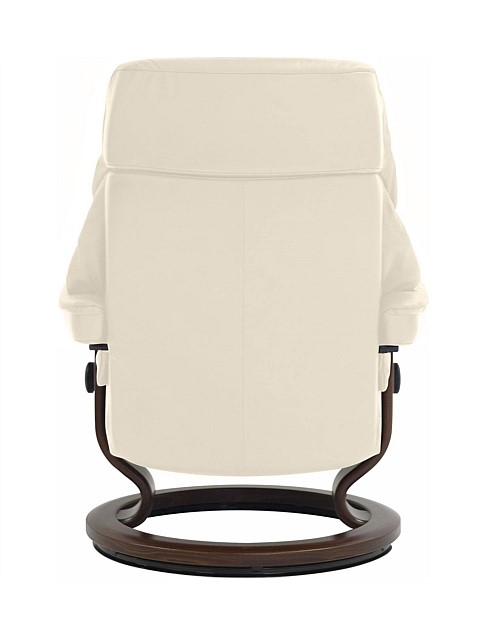 Stressless Large Ruby Chair With Foot Stool -Paloma Light Grey | David ...