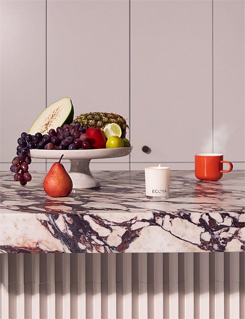 Ecoya Guava & Lychee Sorbet Mini Madison Candle 80g | David Jones