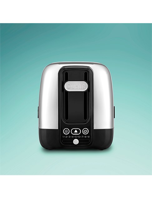 Dualit Domus 2 Slice Toaster Polished With Black Trim | David Jones