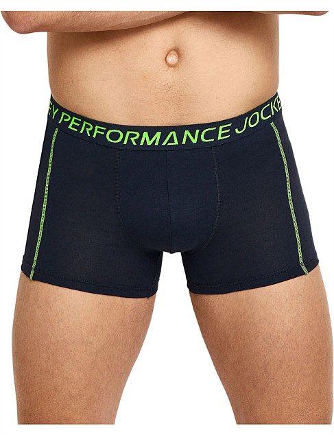 Jockey Jockey Performance Cotton Trunk 2 Pack | David Jones