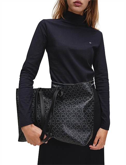 Calvin Klein Monogram Medium Tote Bag | David Jones