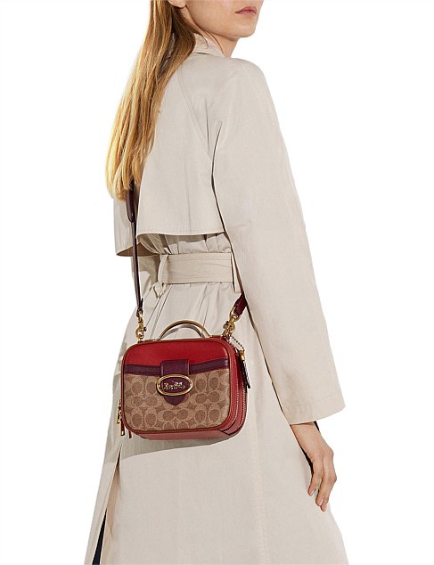 Coach Riley Lunchbox Bag In Colorblock Signature Canvas | David Jones