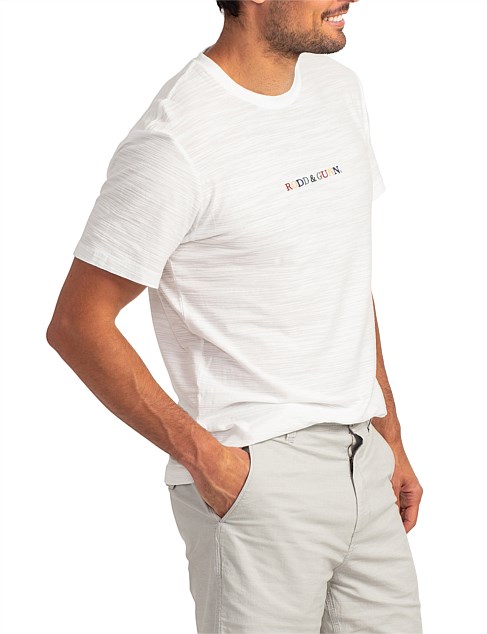 Rodd & Gunn Half Moon Bay T-shirt Snow | David Jones