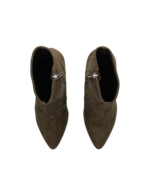 Kg Kurt Geiger Thara Khaki Fabric Dress Boot | David Jones