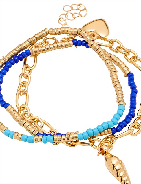 Marcs Women Beach Comber Multi Bracelet | David Jones