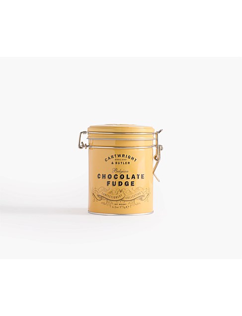 Cartwright & Butler Belgian Chocolate Fudge In Tin 175g | David Jones