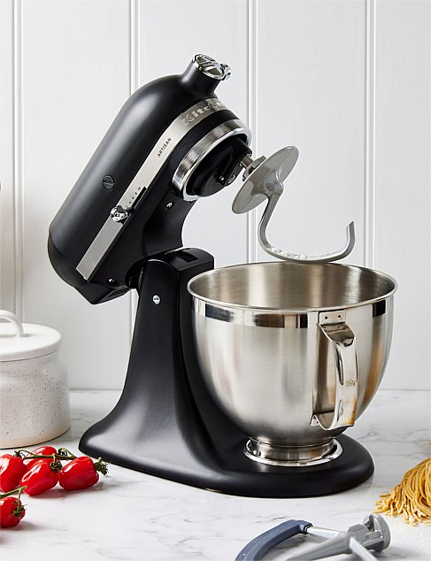 Kitchenaid Ksm195 Artisan Tilt Head Stand Mixer Matte Black | David Jones