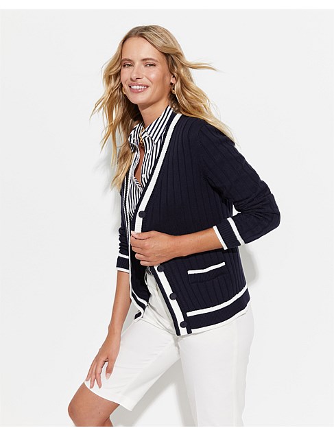 Sportscraft Elka Varsity Cardigan | David Jones