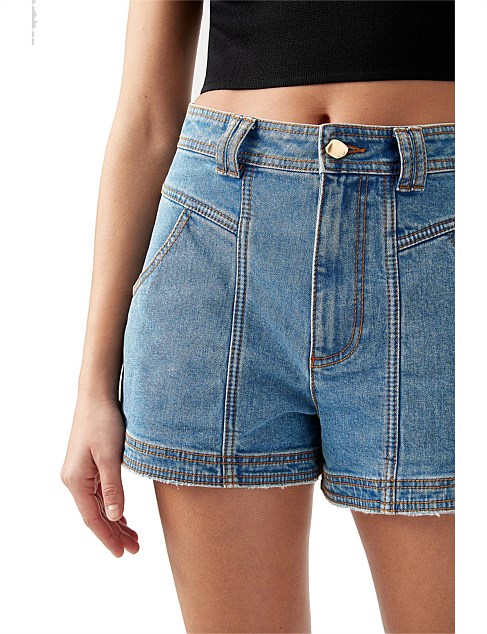 Aje Belmond Denim Short | David Jones