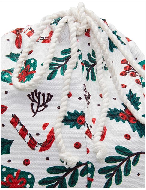 David Jones Collection Holly & Ivy Cotton Ham Bag | David Jones