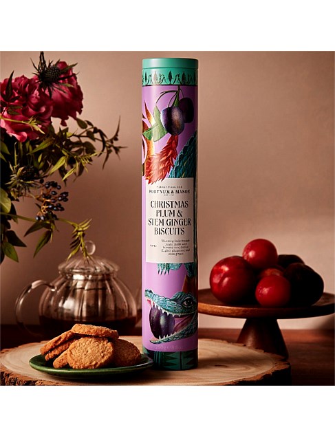 Fortnum & Mason Christmas Plum & Ginger Biscuits 250g | David Jones