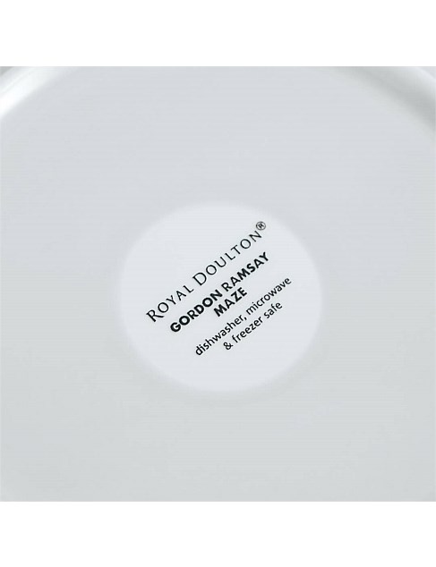 Royal Doulton Gordon Ramsay Maze Pasta Bowl 24cm Light Grey, Set Of 4 ...