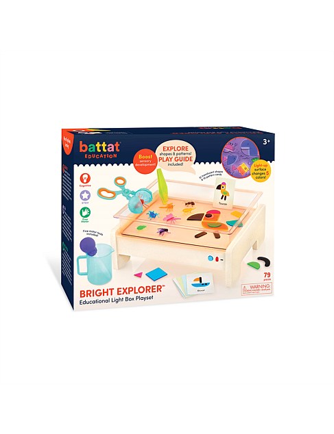 B. Toys Bright Explorer Educational Light Box Playset | David Jones